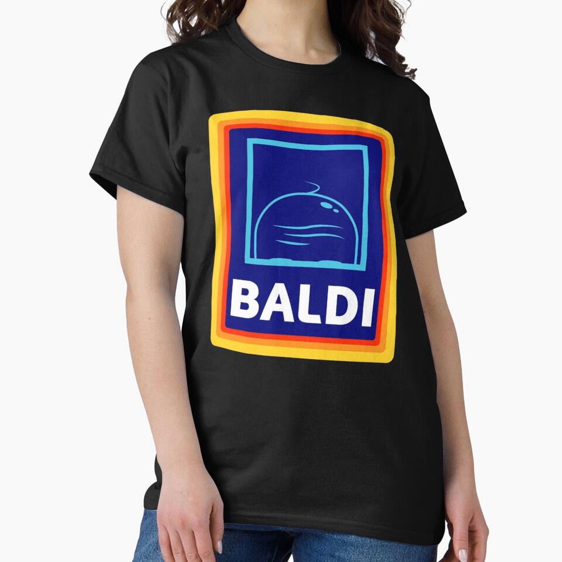 Baldi Bald Head Aldi Logo With A Funny Video Game And A Supermarket ...