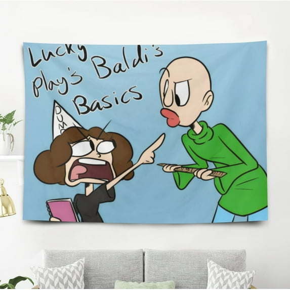 Baldi'S Basics Tapestry Gift Wall Hanging Backdrop for Room Bedroom ...