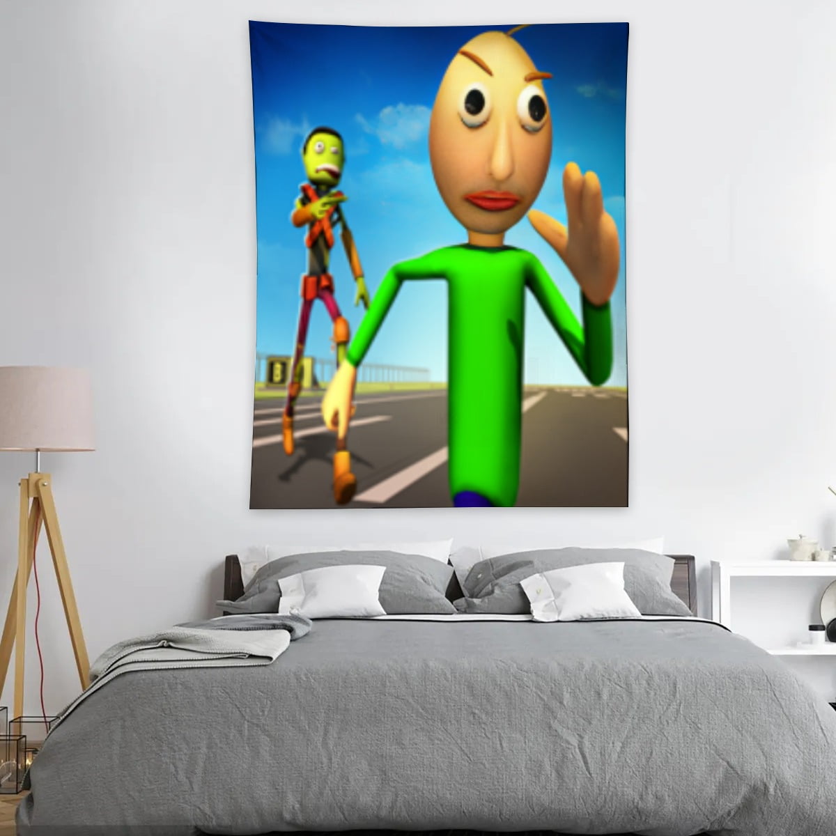 Baldi'S Basics Tapestry Gift Wall Hanging Backdrop for Room Bedroom ...