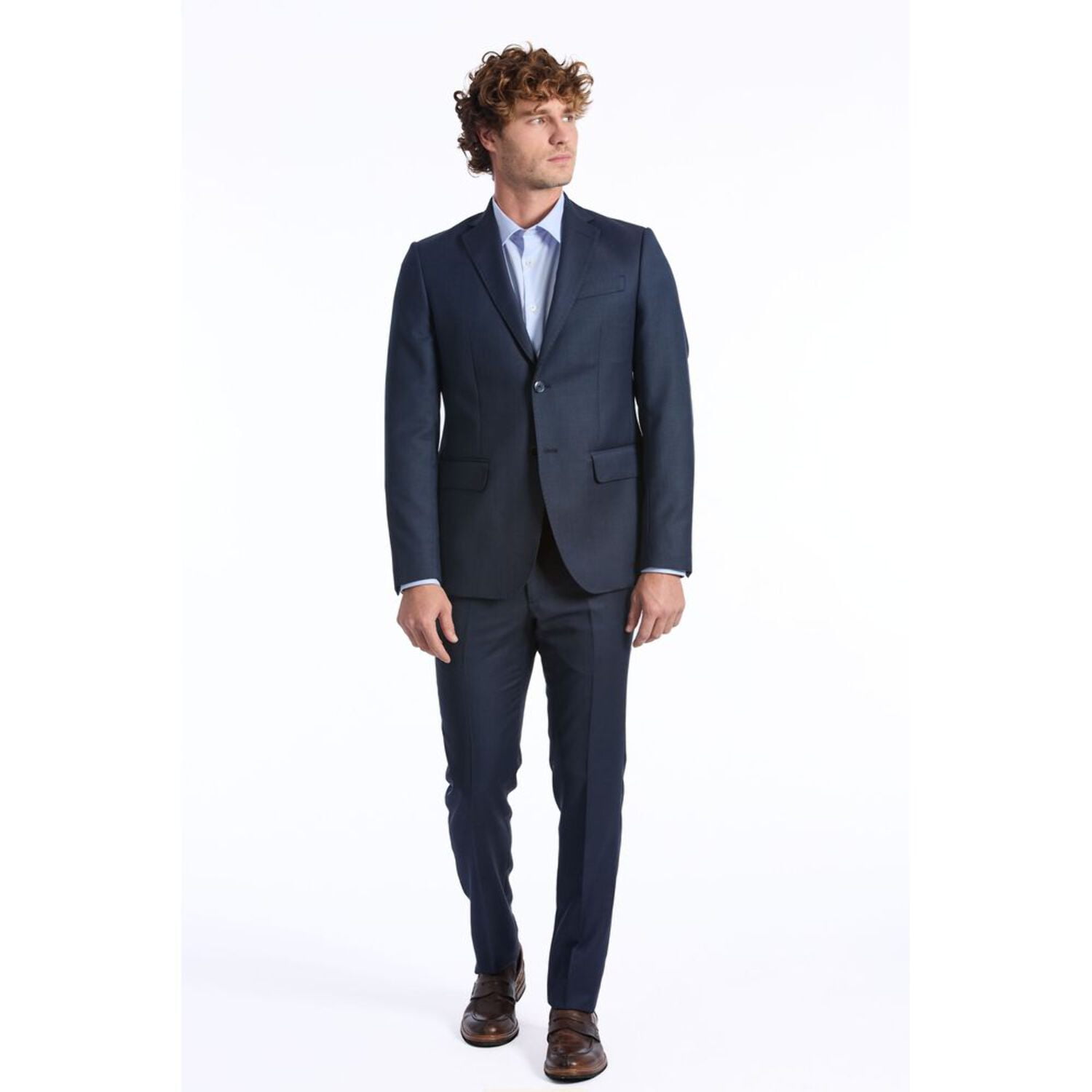Baldinini Trend Blue Wool Men Suit - Walmart.com