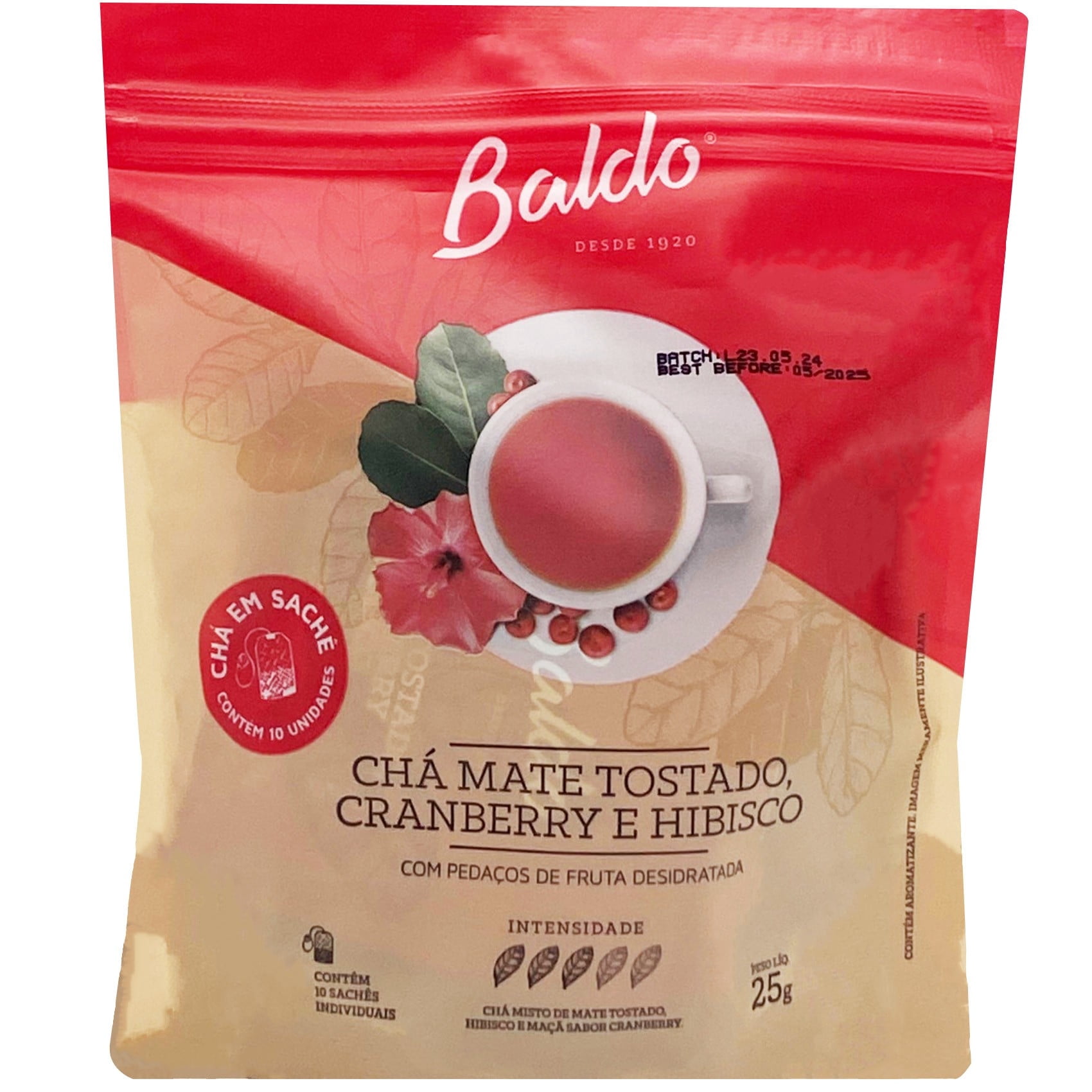 Baldo - Cranberry & Hibiscus, Toasted Tea Mate 10tb (25g) - Walmart.com