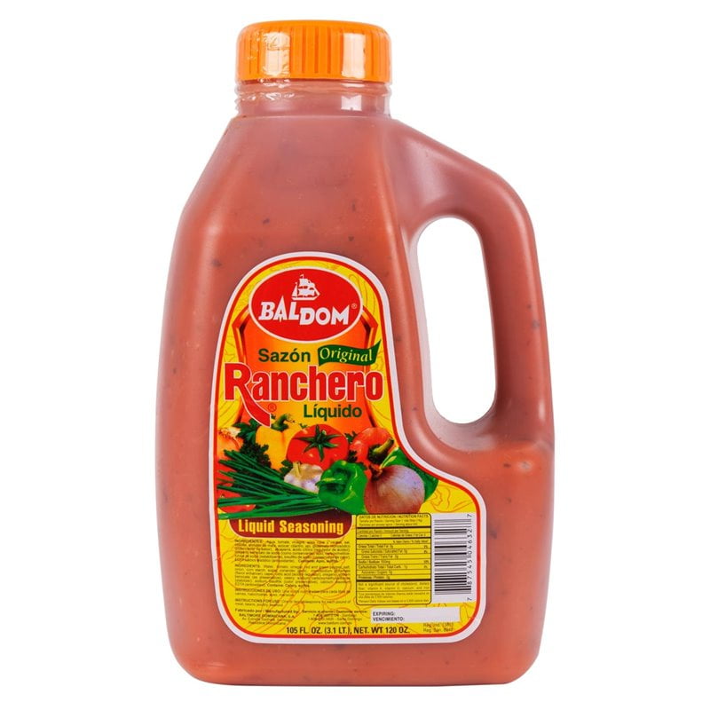 AJ's Marketplace, Baldom Sazon Liquido Ranchero, 105 Ounces, Liquid ...