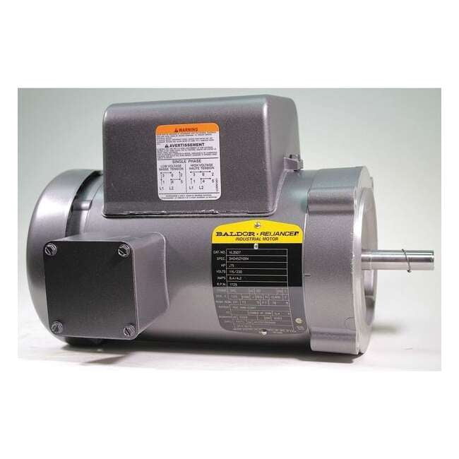 Baldor-Reliance GP Motor,3/4 HP,1,725 RPM,115/230V,56C VL3507 - Walmart ...