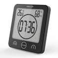 Baldr Waterproof Lcd Shower Wall Clock Bathroom Kitchen Countdown Timer