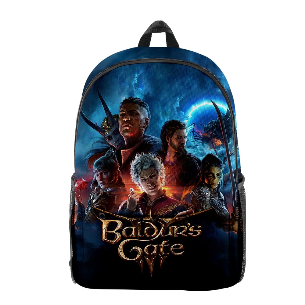 Baldur's Gate 3 Game Backpack Denim bag Unisex Oxford Cloth Travel ...