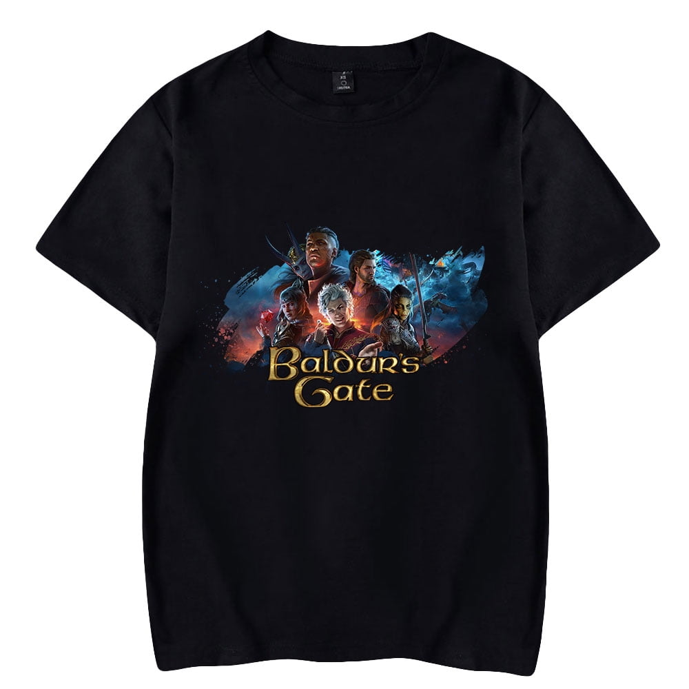 Baldur's Gate 3 Unisex Short Sleeve T-shirts Men Women Streetwear ...