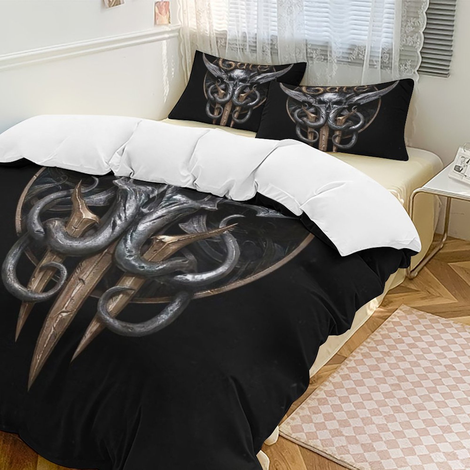 Baldur's Gate Cartoon Bedding Sets Ultra Soft Skin-Friendly Duvet Cover ...