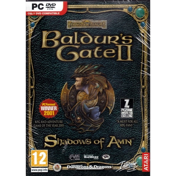 Baldur's Gate II Shadows of Amn (PC Game) Advanced Dungeons & Dragons ...