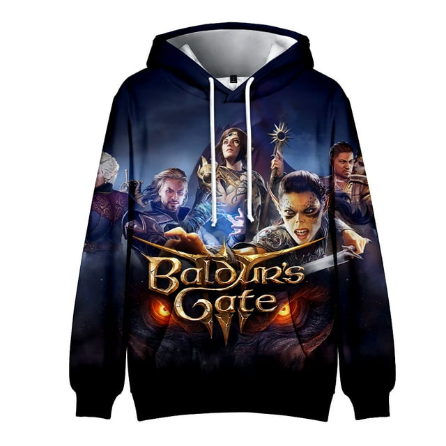 Baldur's Gate III Hoodie 2023 New Game Long Sleeve Women Men Hooded ...