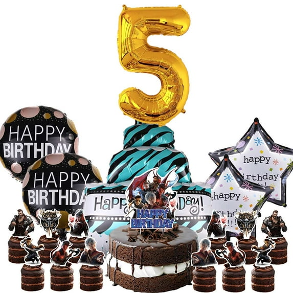 Baldur's Gate Party Supplies 5th Decor Kit Balloons Birthday Cake ...