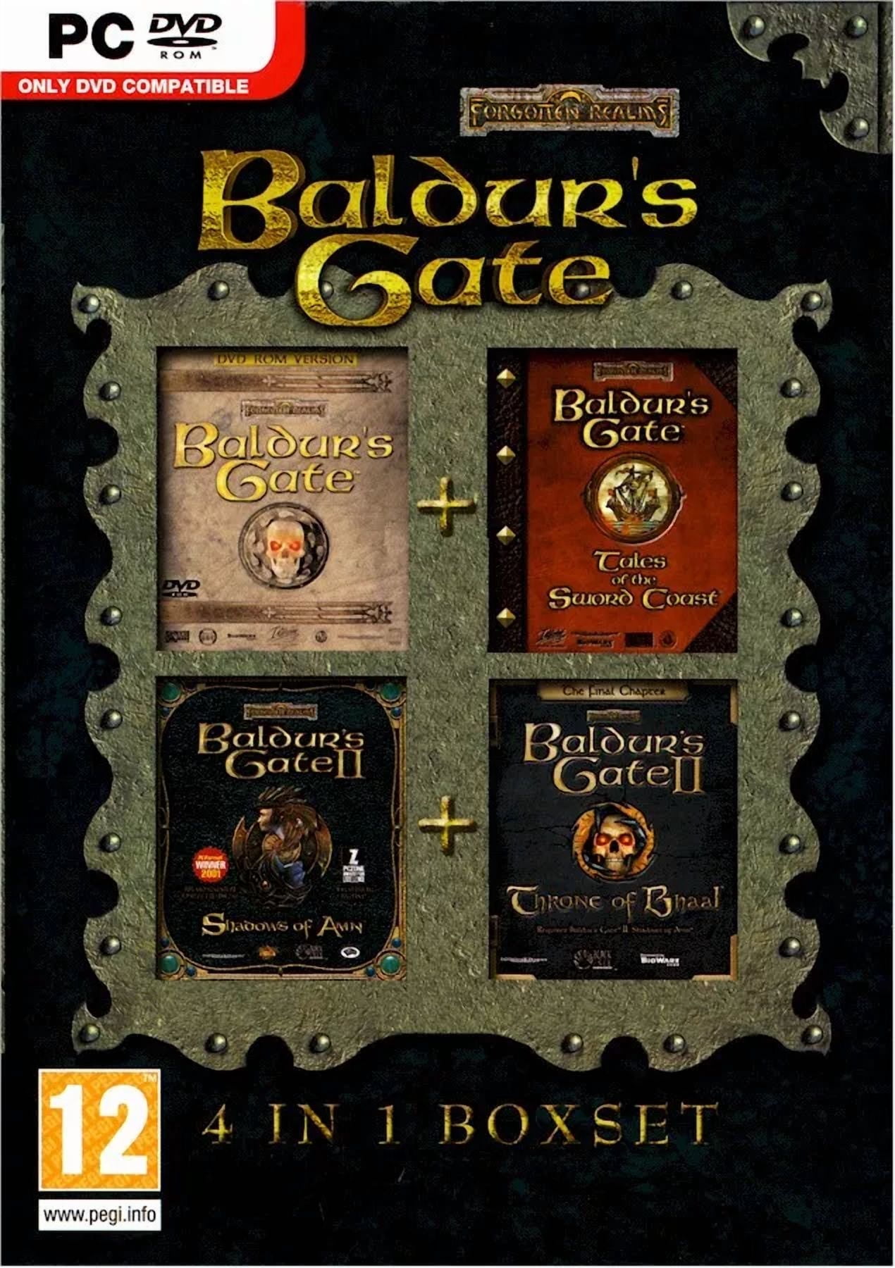 Baldurs Gate 4 in 1 Box Collection Compliation Brand New Sealed ...
