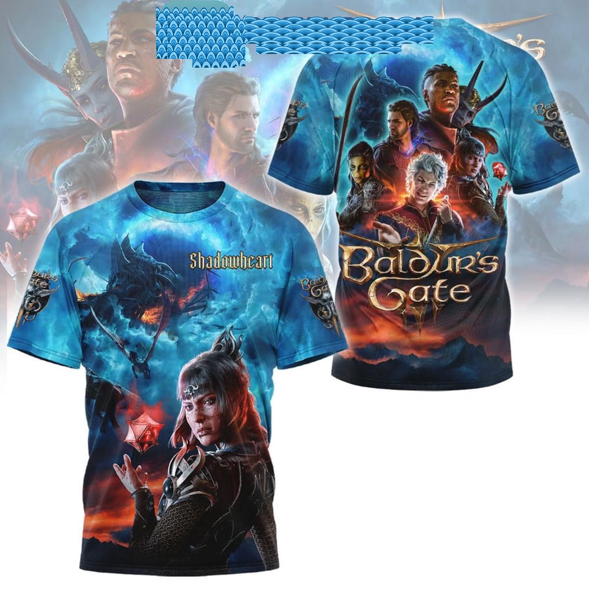 Baldurs Gate Shadowheart Trickery Domain Cleric Hoodie T-Shirt ...