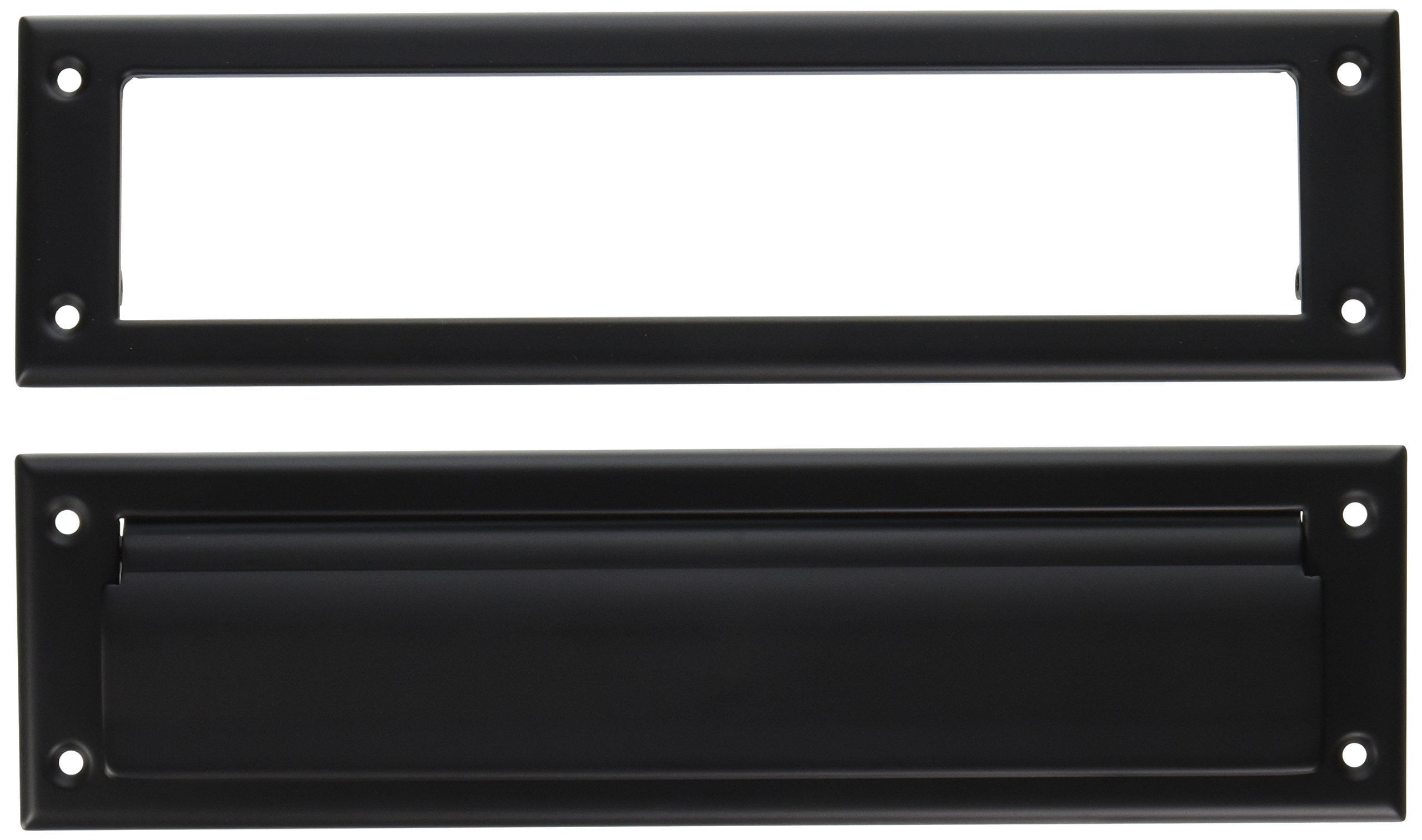 Baldwin 0012190 Letter Box Plate, Black - Walmart.com