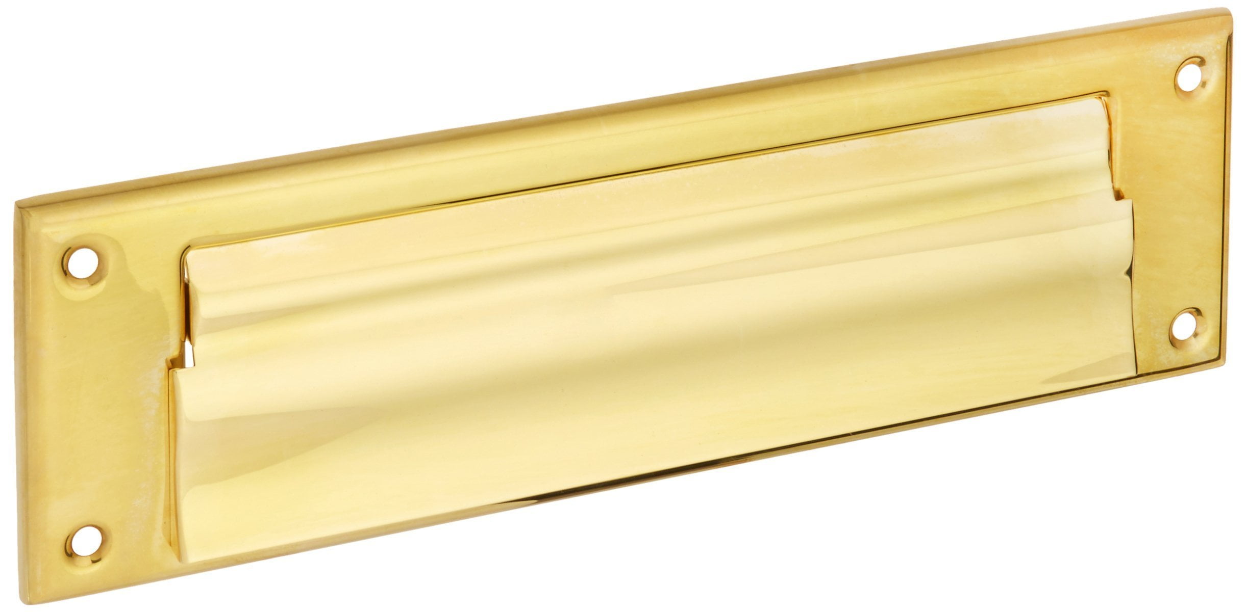 Baldwin 0017031 Unlaquered Letter Box Plate, Bright Brass - Walmart.com