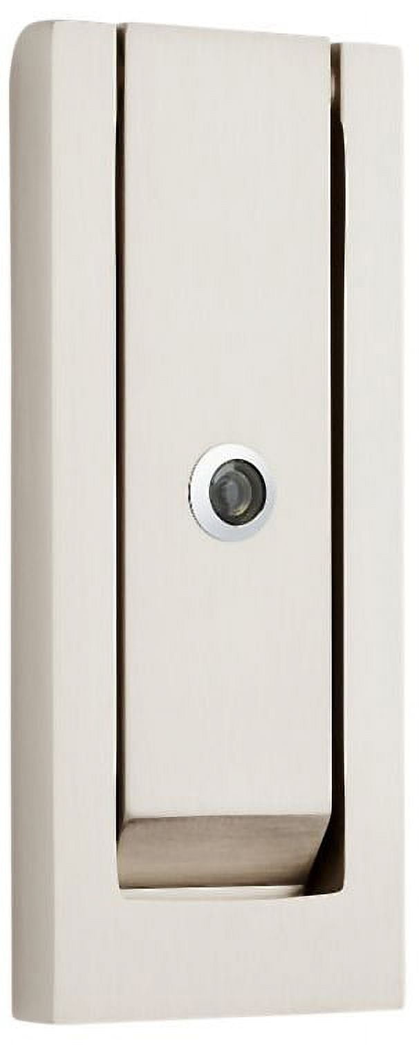 Baldwin 0185 Modern Rectangular Door Knocker - Nickel - Walmart.com