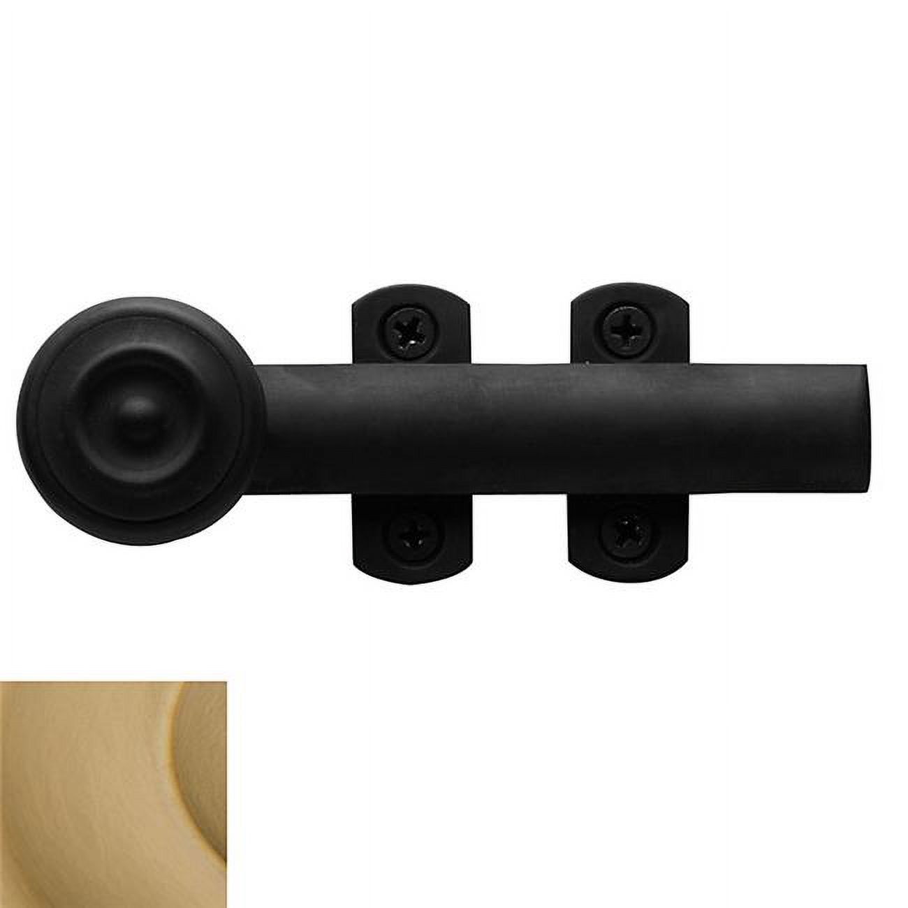 Baldwin 0344033 4 in. Decorative Heavy Duty Surface Bolt, Vintage Brass ...