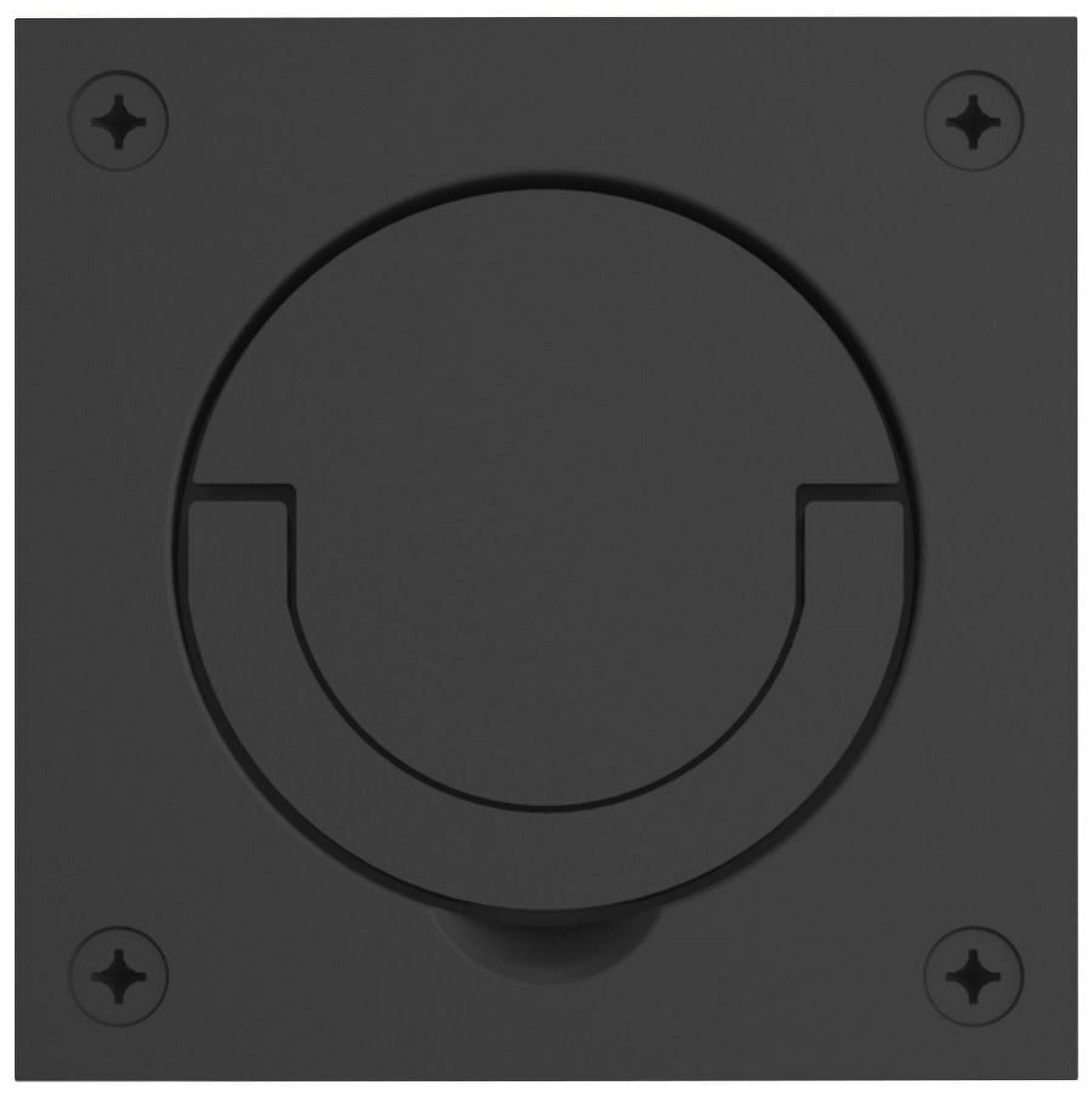 Baldwin 0397190 Flush Ring Pull, Black - Walmart.com