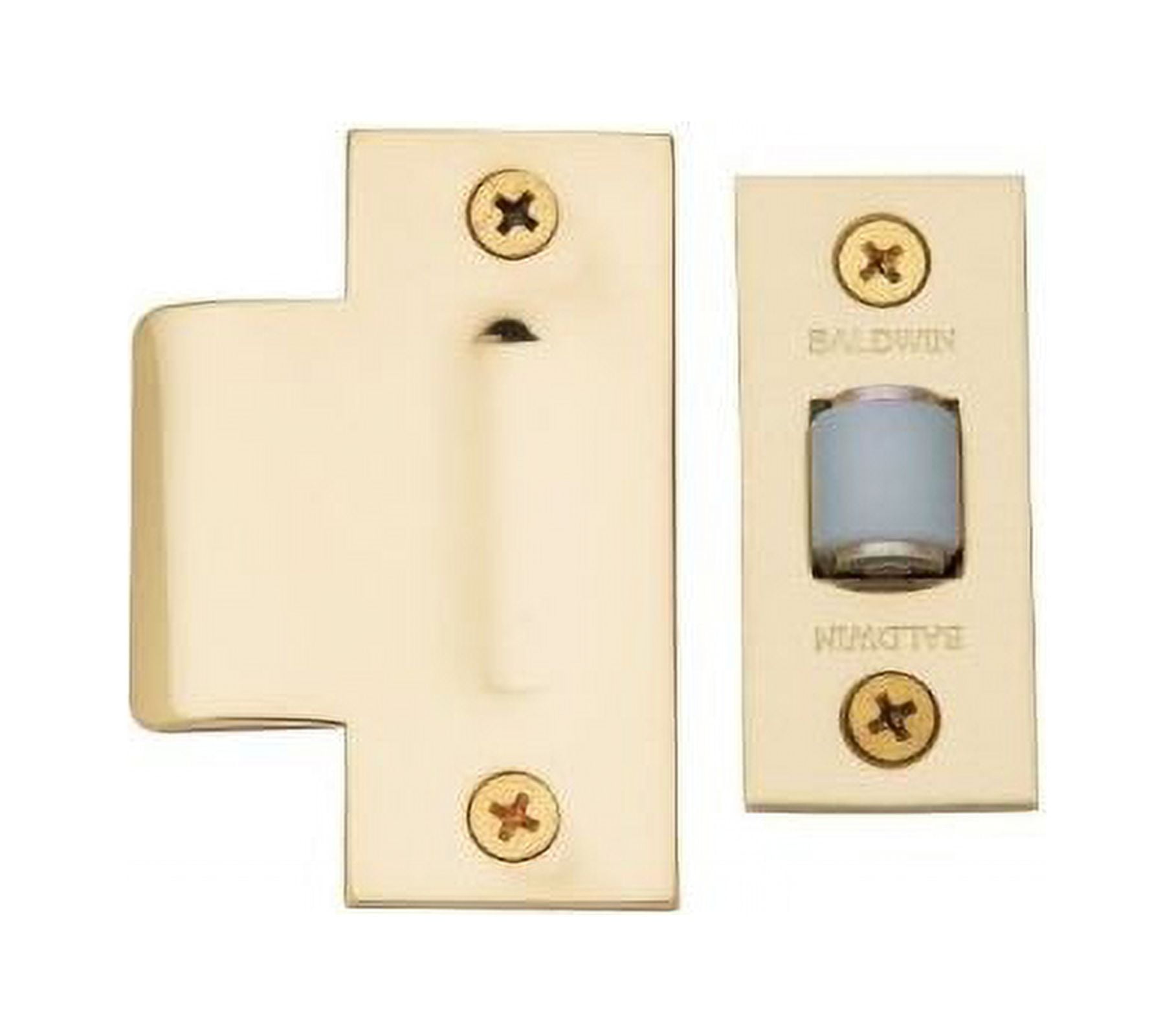 Baldwin 0440 Solid Brass Adjustable Roller Catch - Bronze - Walmart.com