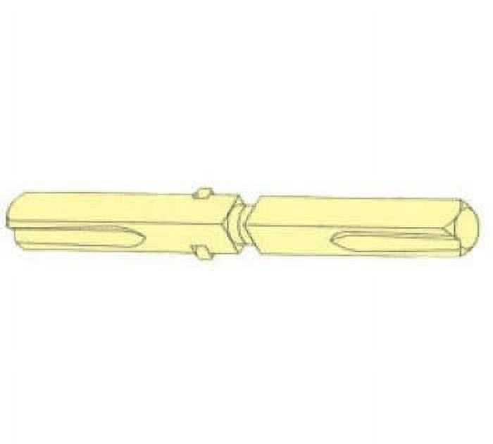 Baldwin 0521004 4 1/2" Broached Swivel Spindle for Privacy Functions ...