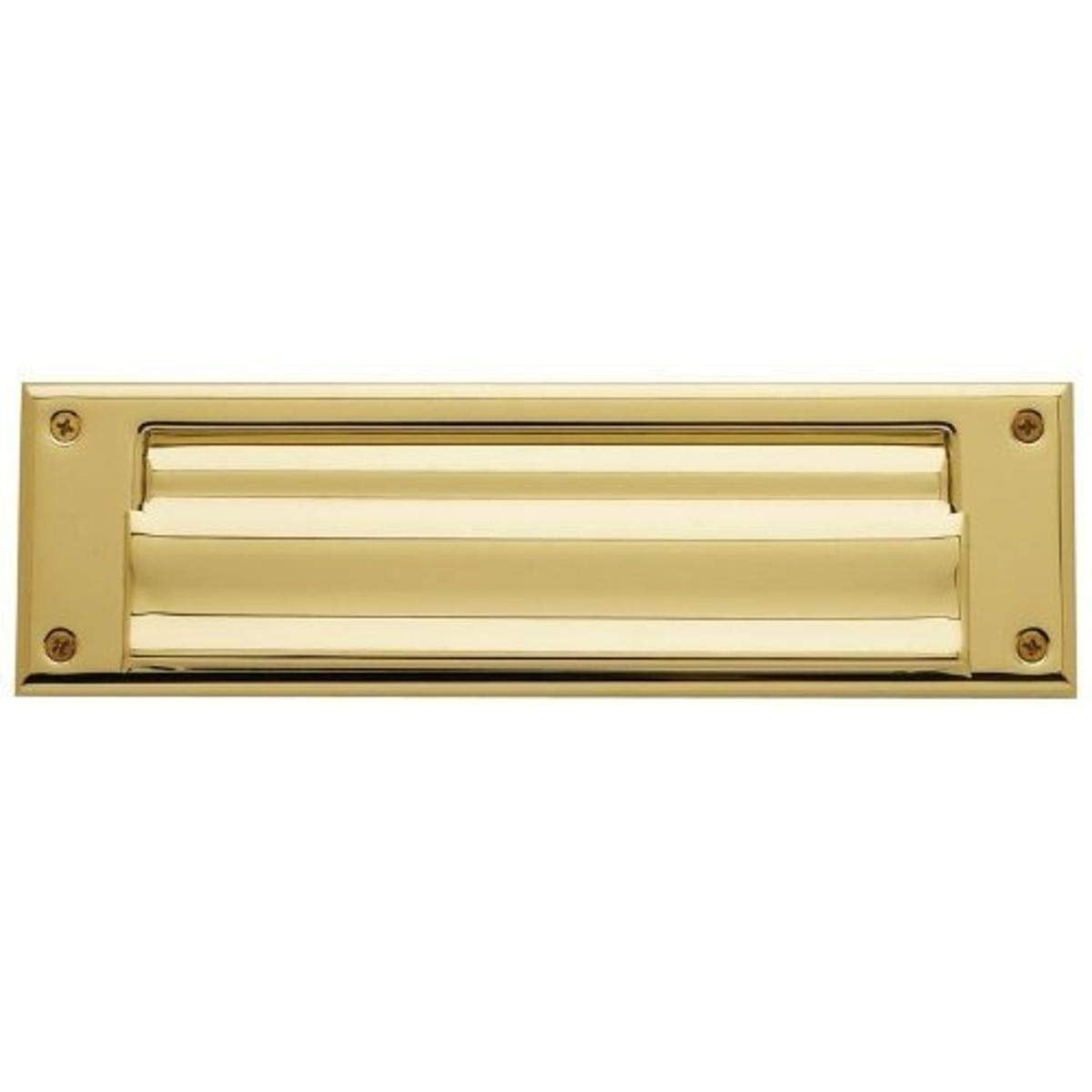 Baldwin 10 in x 3 in Brass Mail Slot - Walmart.com
