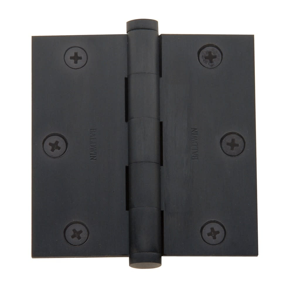 Baldwin 1035102INRP 3.5" X 3.5" Solid Brass Square Corner Plain Bearing ...