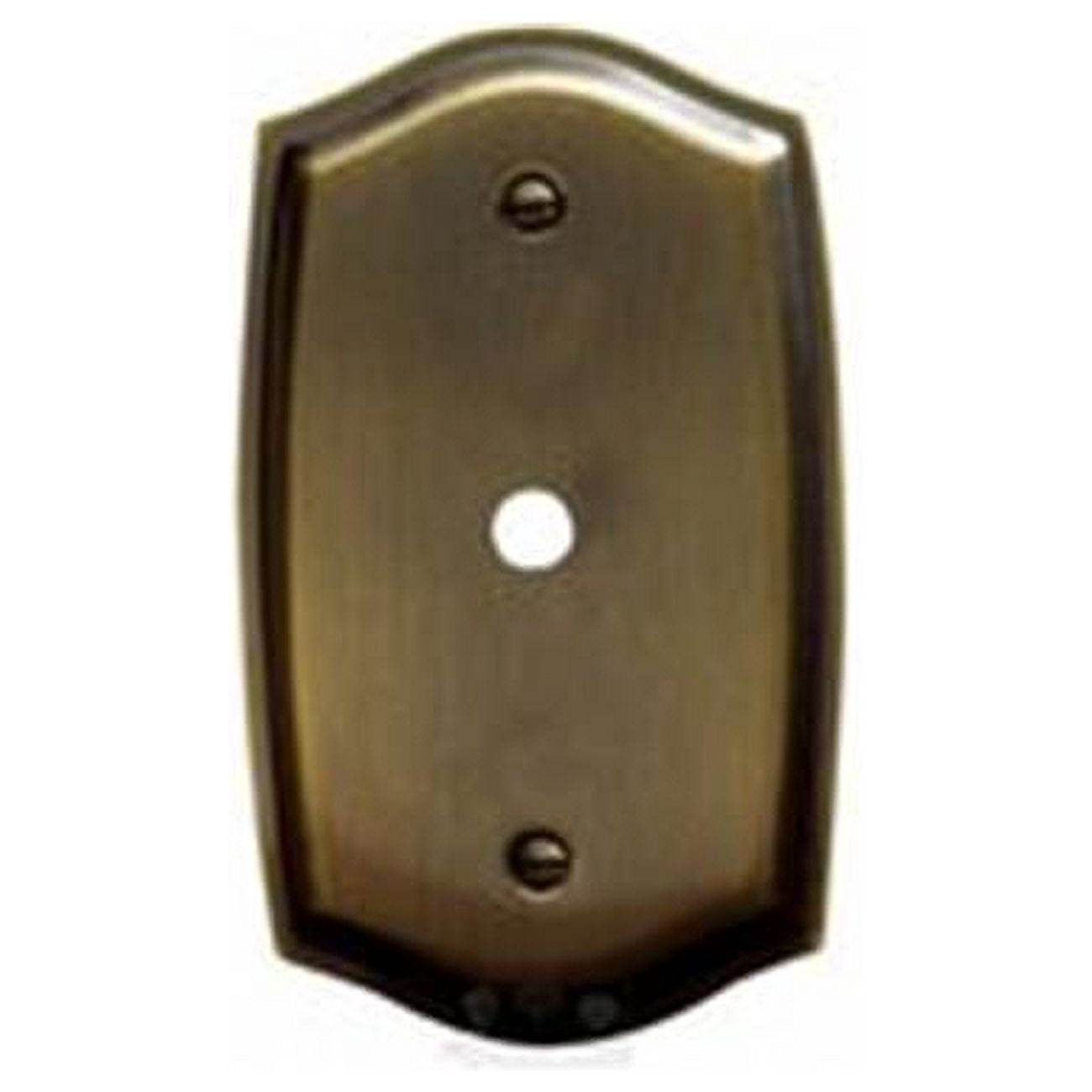 Baldwin 4769050 Colonial Cable Cover Outlet Solid Brass Switch Plate ...