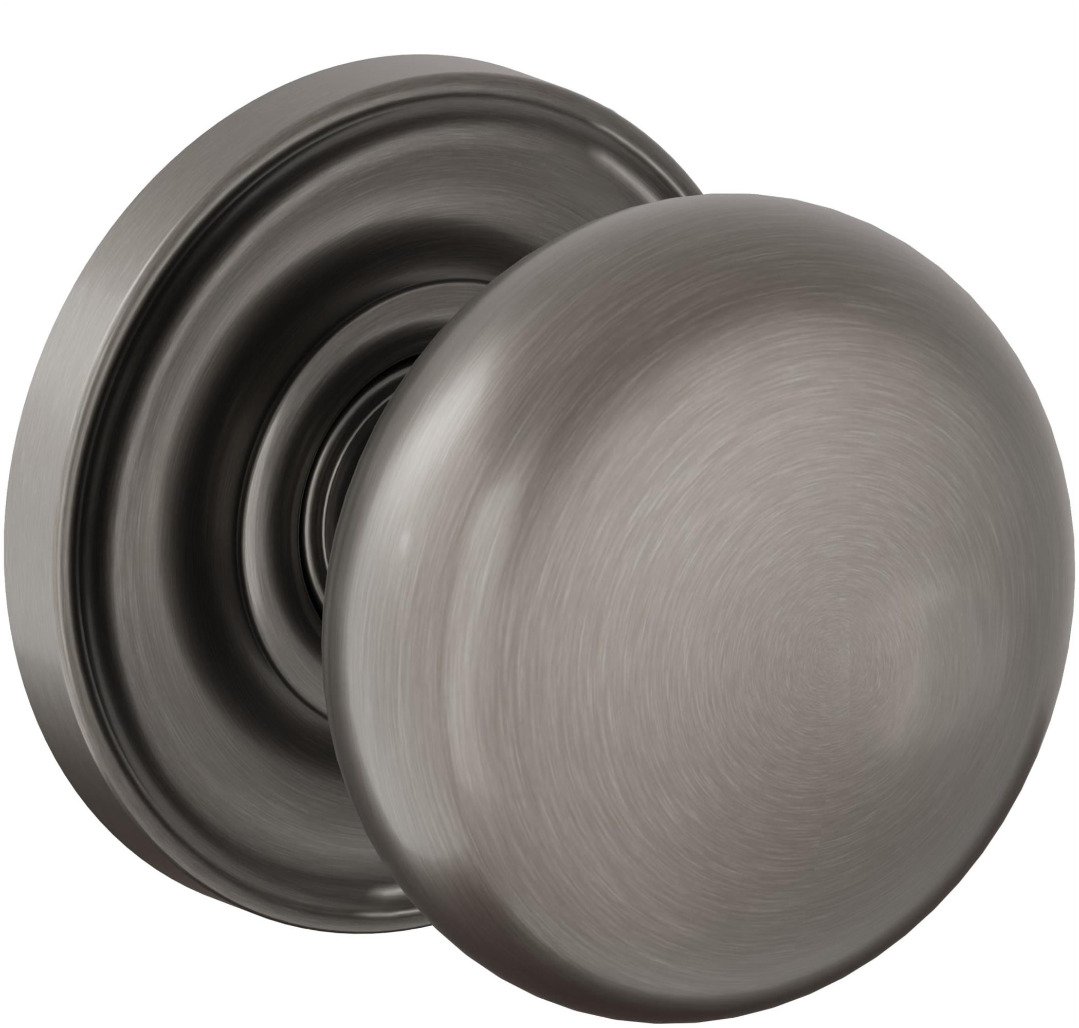 Baldwin 5083.Fd Baltimore Non-Turning Two-Sided Dummy Door Knob Set - Lifetime Graphite ...