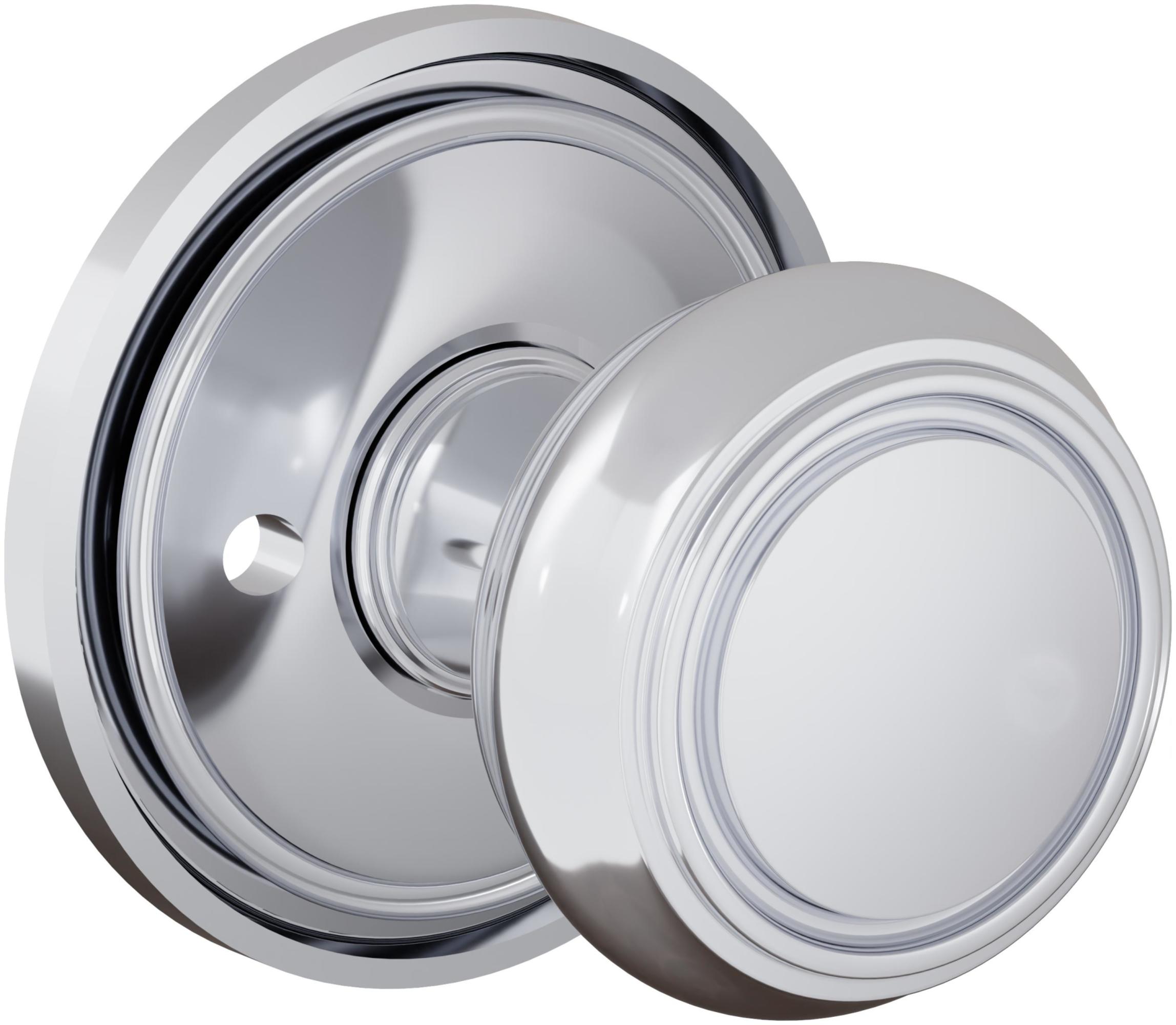 Baldwin 5087.Priv Nashville Privacy Door Knob Set - Chrome - Walmart.com