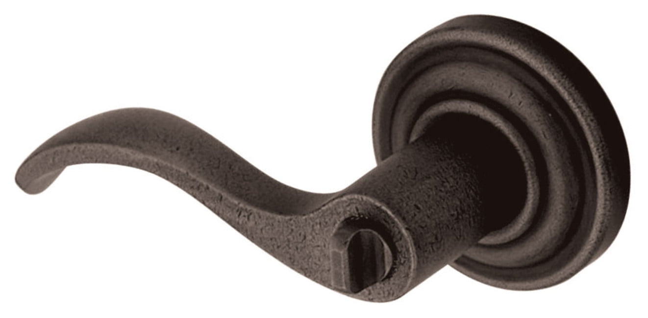 Baldwin 5455V.Lmr Individual Wave Estate Lever - Bronze - Walmart.com