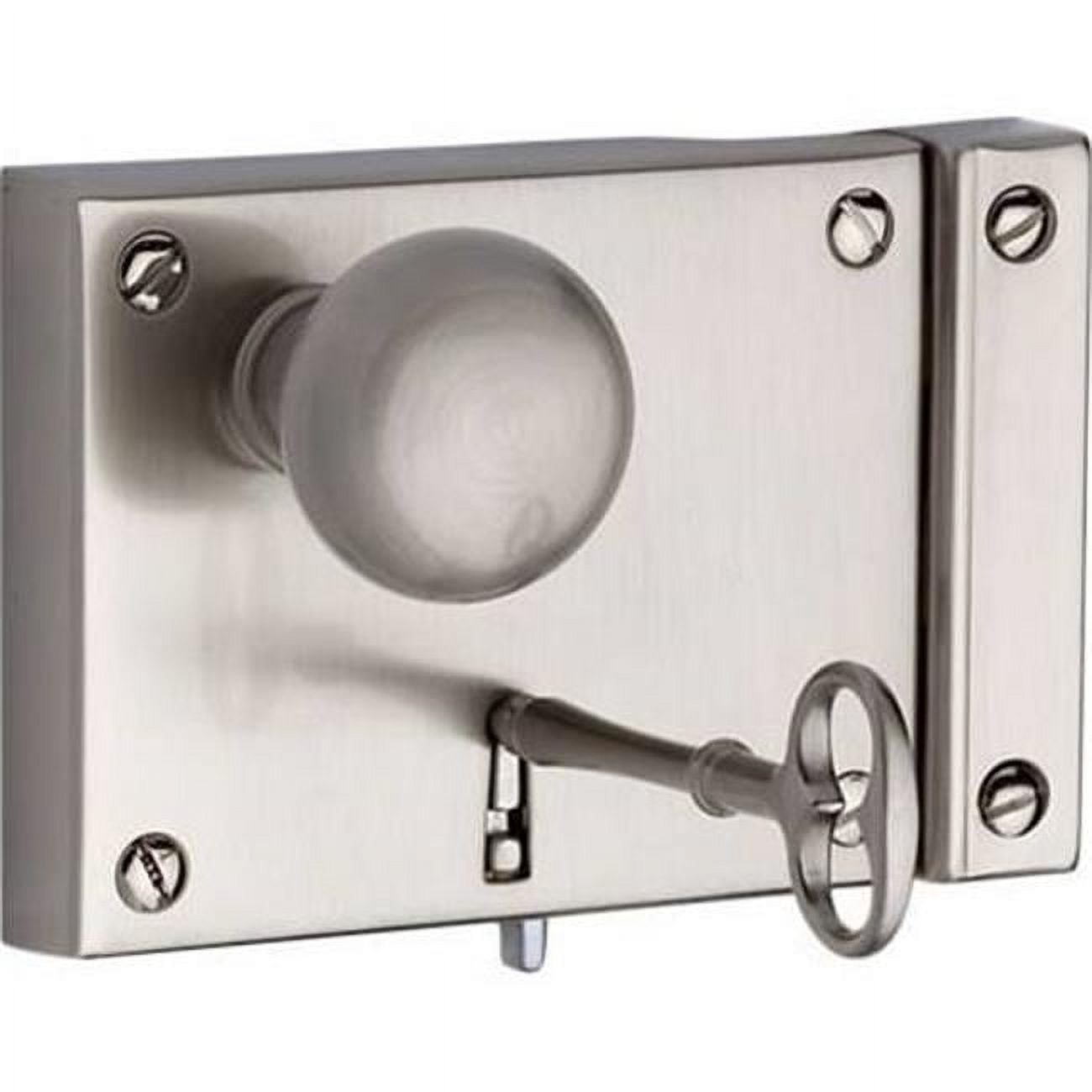 Baldwin 5704102R Right Hand Brass Rim Lock with 5030 Knobs & 8333 ...