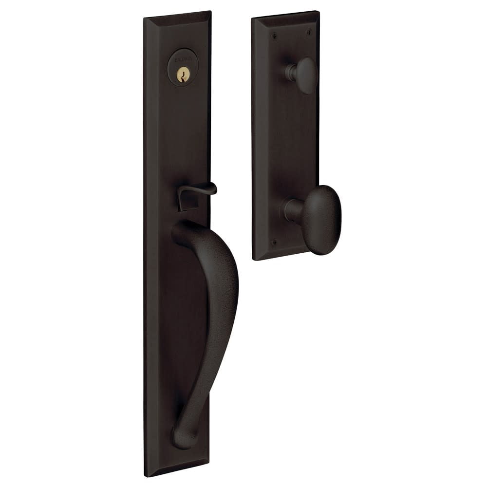 Baldwin 6403102ENTR Knob Entry Cody Full Escutcheon Emergency Egress ...