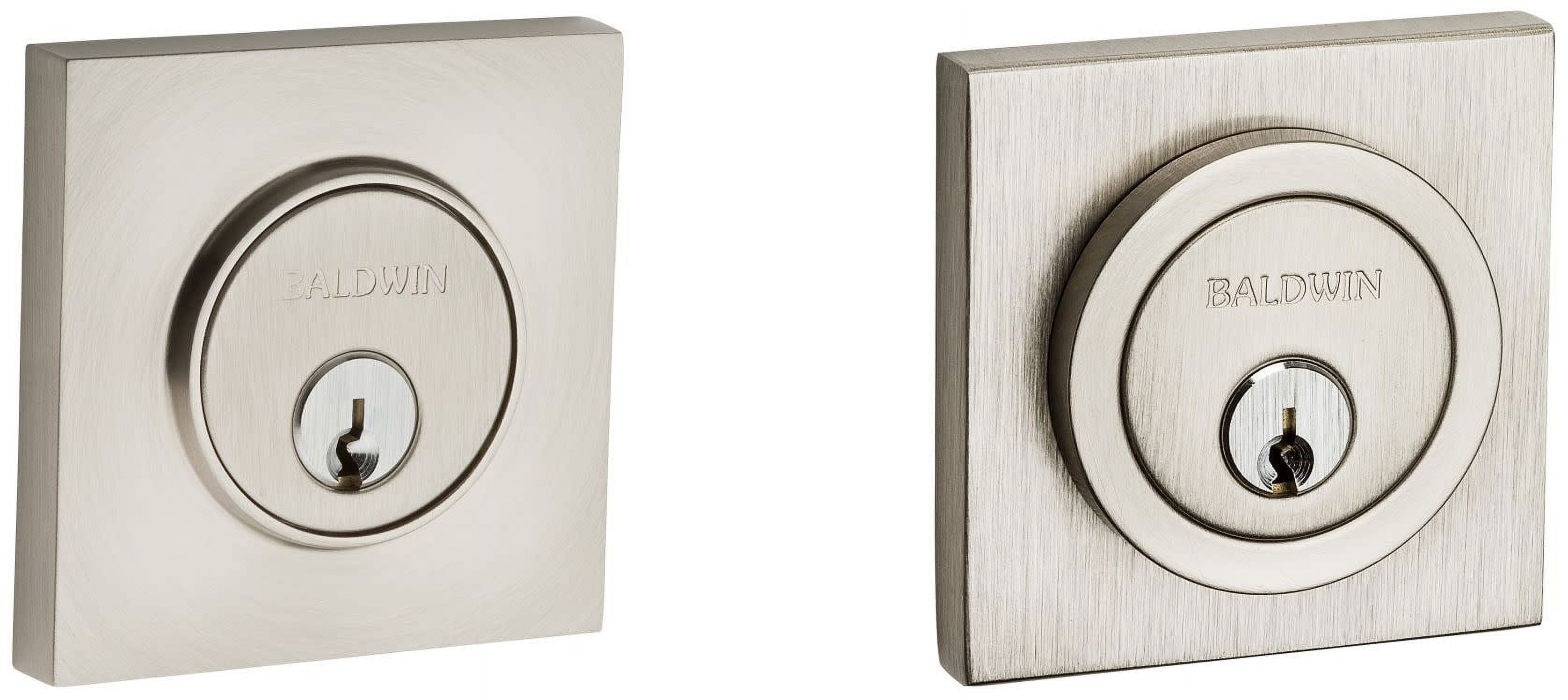 Baldwin 8221 Santa Monica Contemporary Square Double Cylinder Deadbolt ...