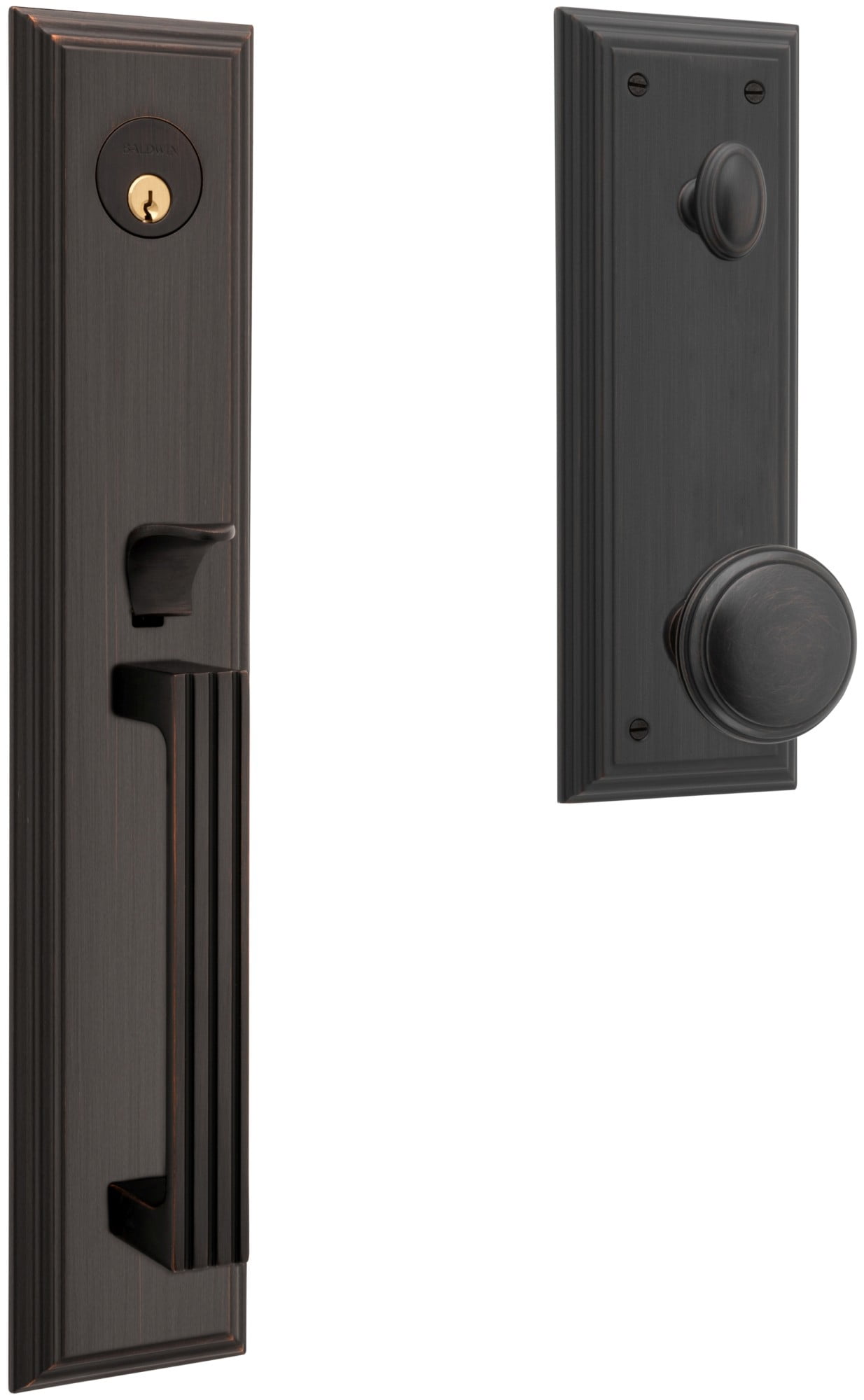 Baldwin 85342.Entr Tremont Full Plate Single Cylinder Keyed Entry ...