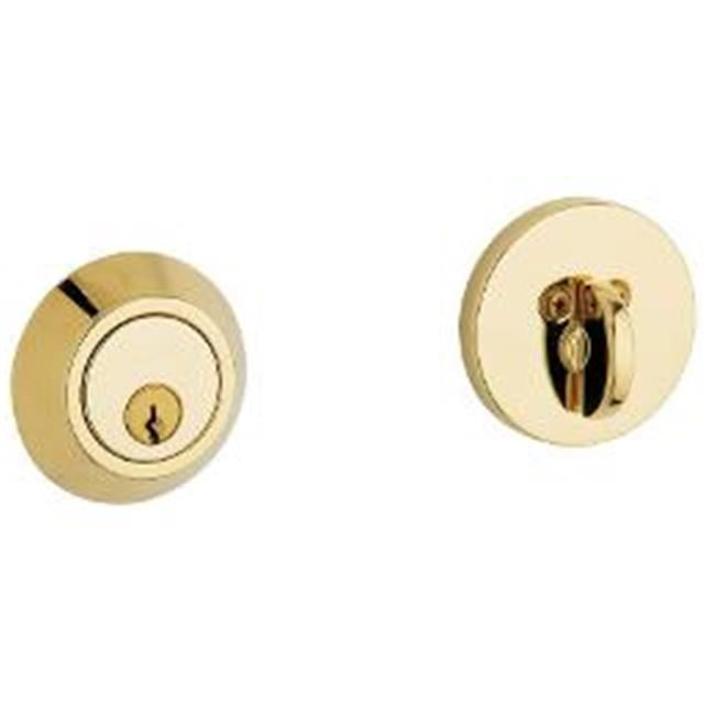 Baldwin 8550 Single Cylinder Mortise Deadlock - Brass - Walmart.com