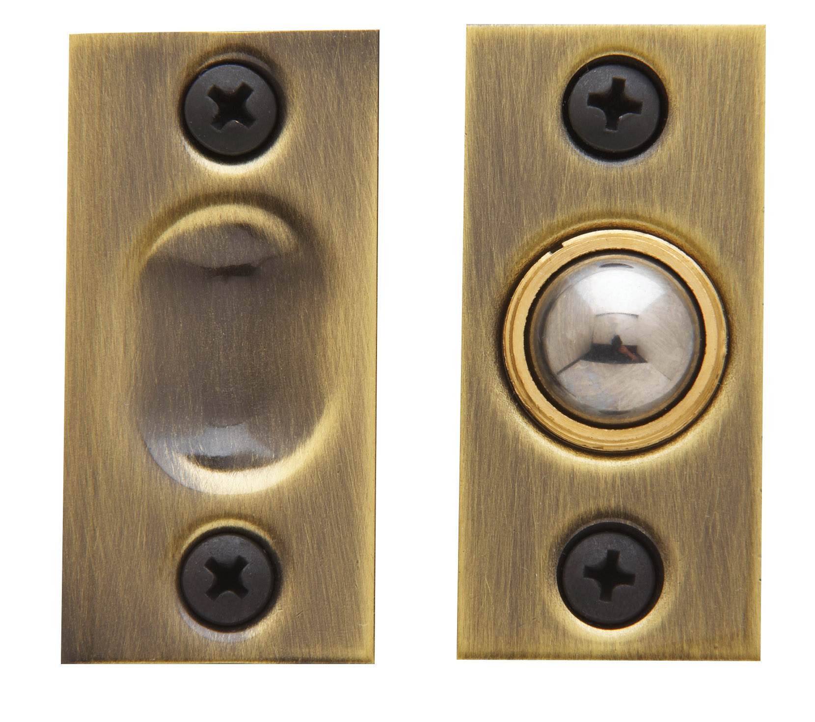 Baldwin 0425 Solid Brass Adjustable Ball Catch - Black - Walmart.com