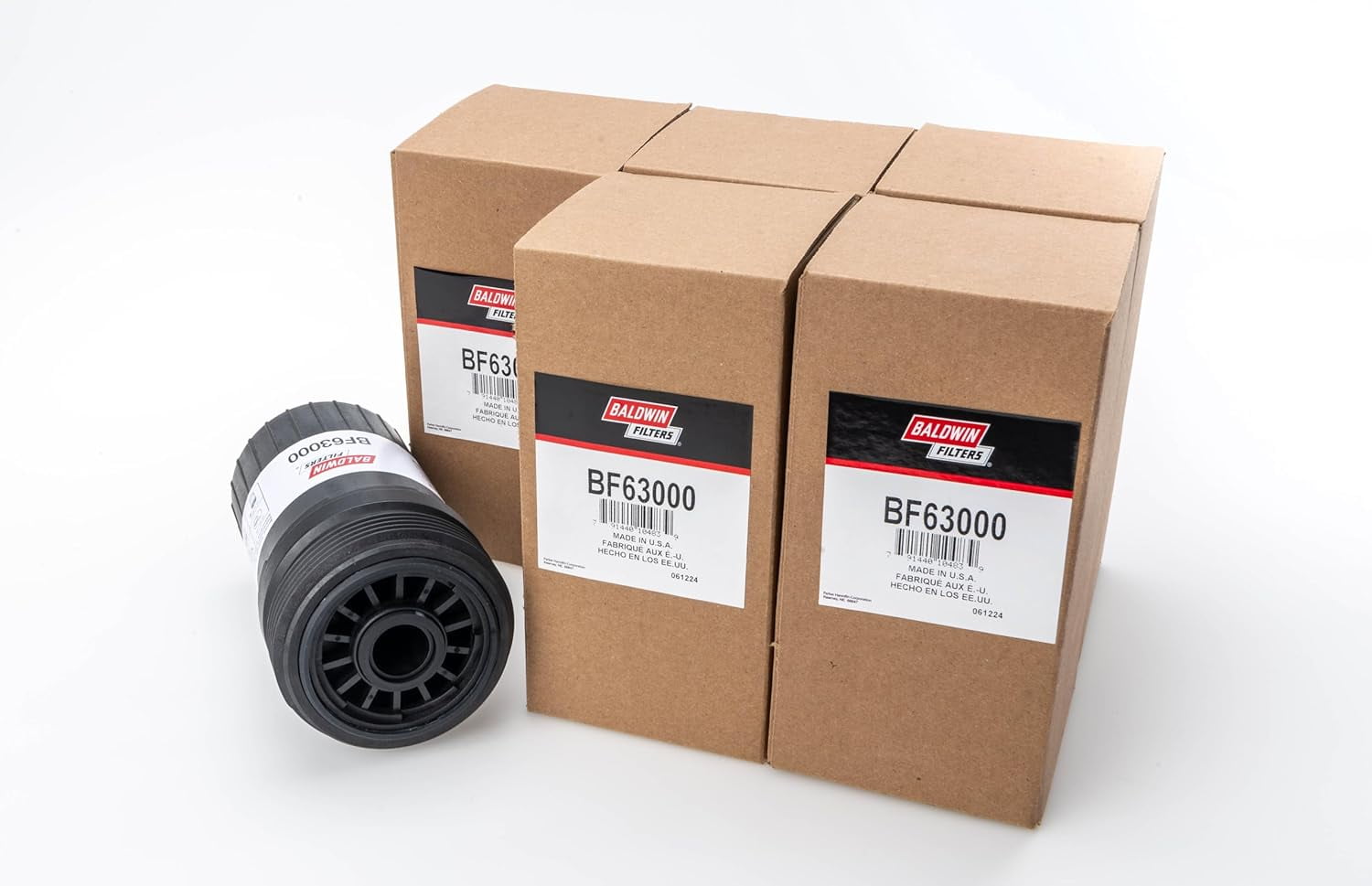 Baldwin BF63000 Spin-on Fuel Filter Water Separator, Heavy Duty, for 6. ...