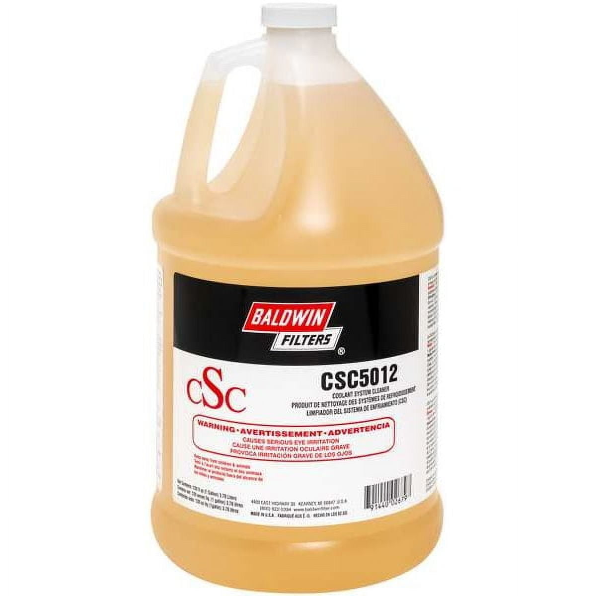 Baldwin Filters Liquid Radiator Flush Coolant Cleaner, CSC5012, 1 gal ...