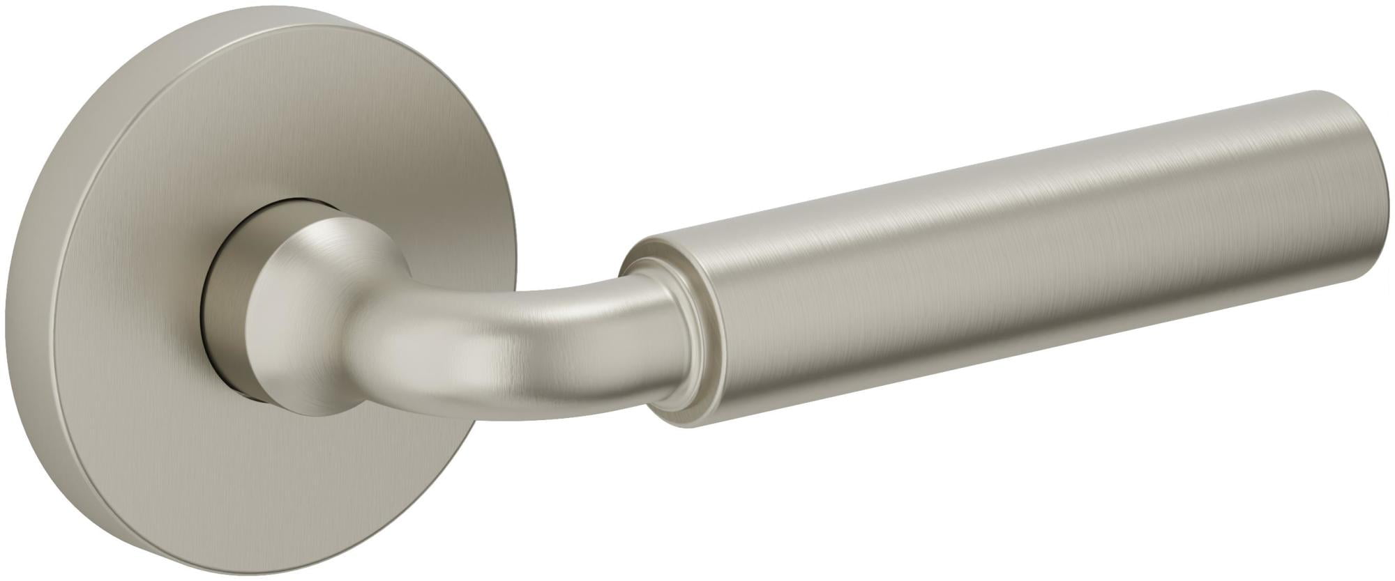 Baldwin L031.Rdm Curved Gramercy Right Handed Non-Turning One-Sided Dummy Door Lever - - Walmart.com