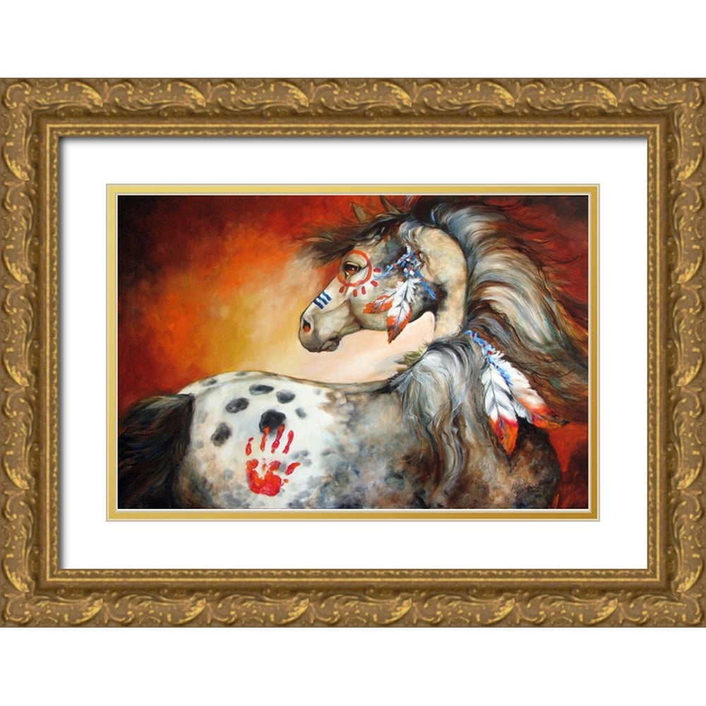 Baldwin, Marcia 24x17 Gold Ornate Wood Framed with Double Matting ...