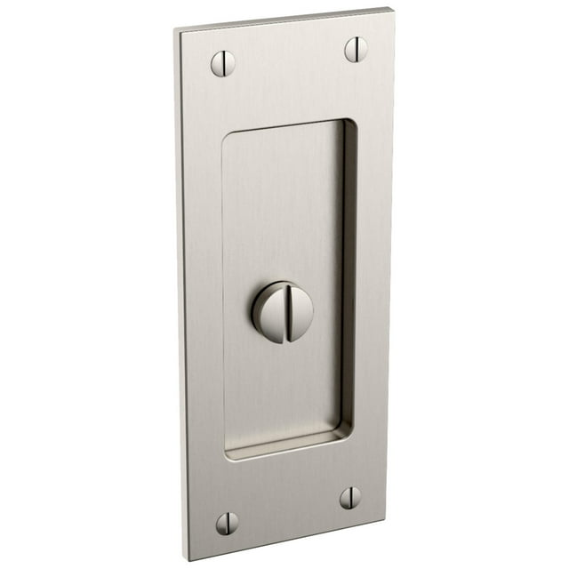 Baldwin PD006.PRIV Santa Monica Privacy Pocket Door Set with Door Pull ...