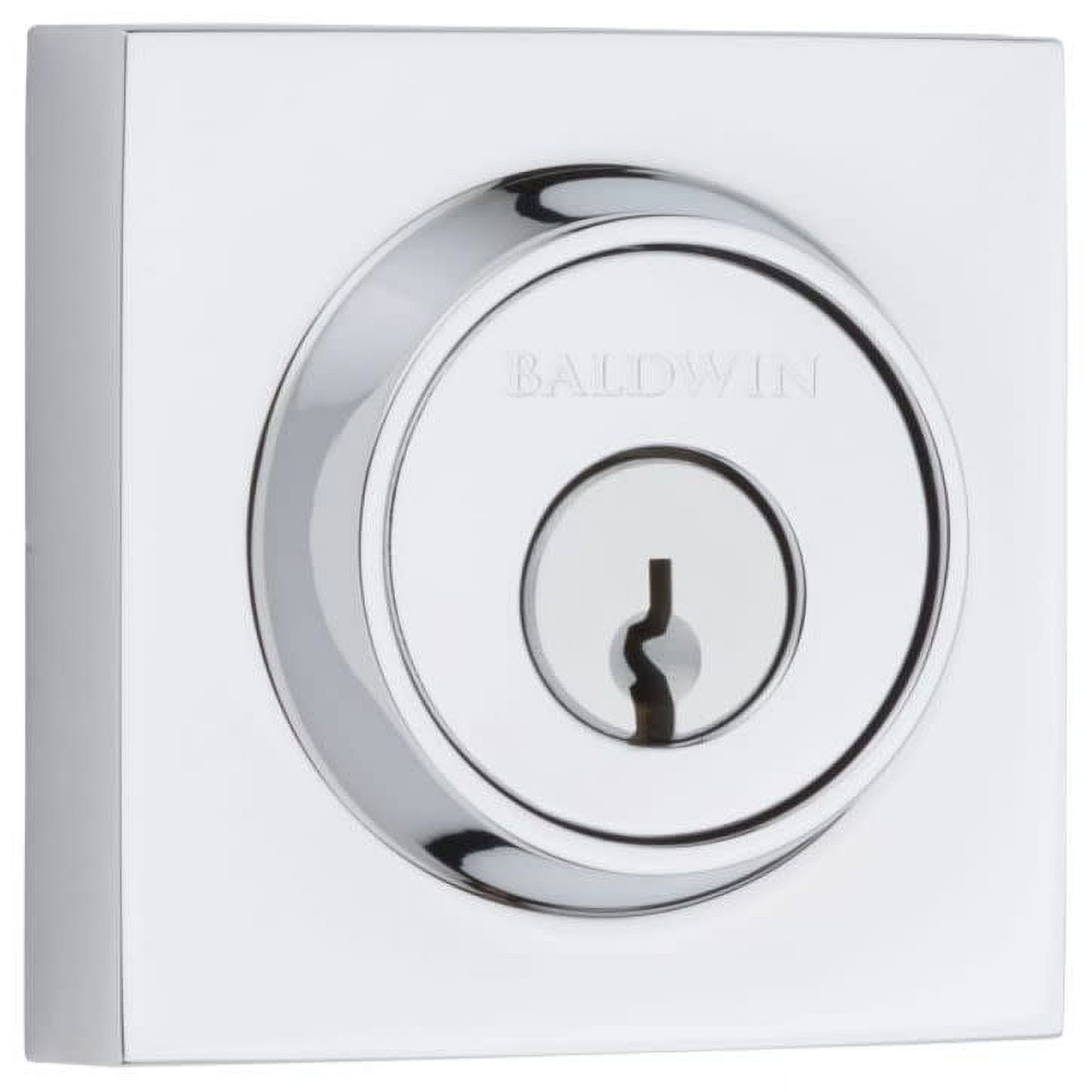 Baldwin Reserve SCCSD260S Single Cylinder Contemporary Square Deadbolt ...