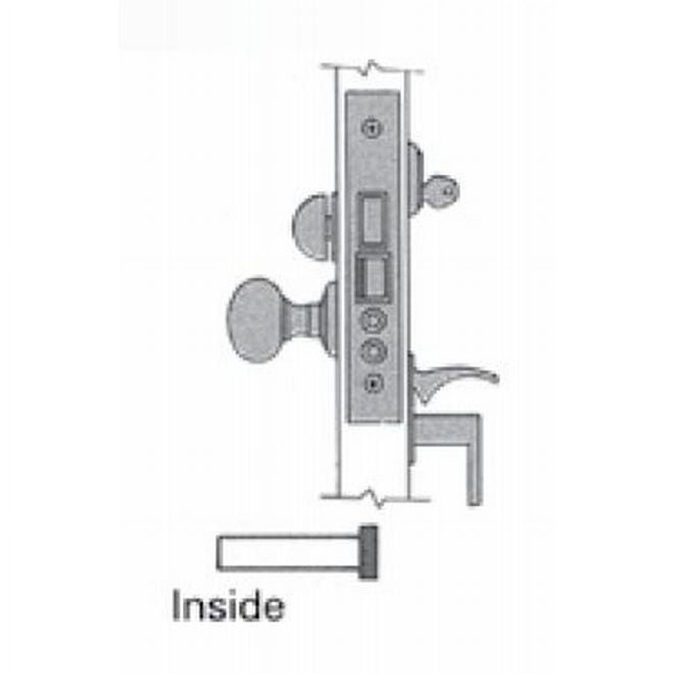 Baldwin Right Hand Emergency Egress Entry Handleset By Knob 2-1/2 ...