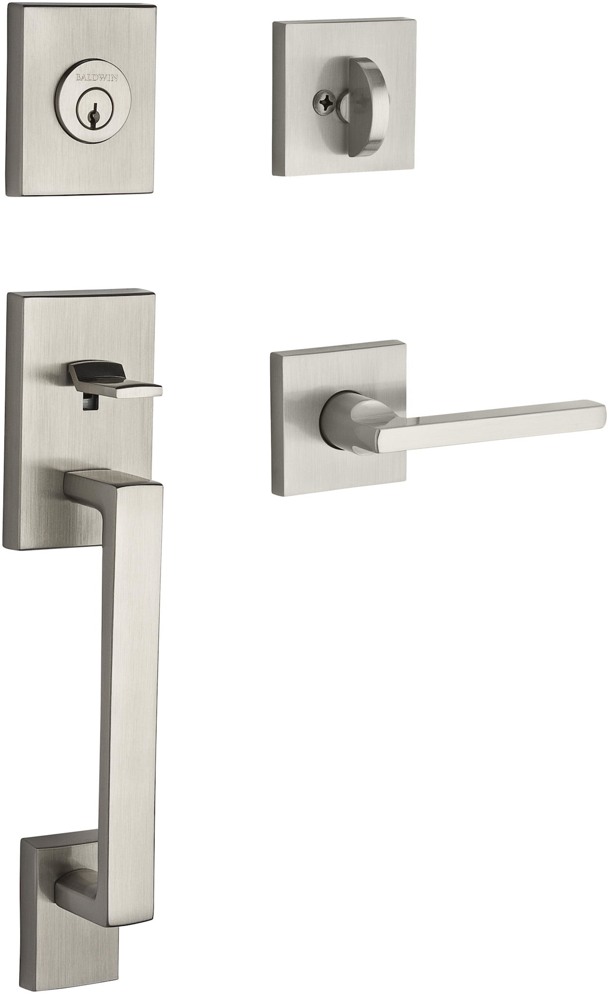 Baldwin SCLAJXSQUCSR150S La Jolla Smartkey Single Cylinder Keyed Entry ...