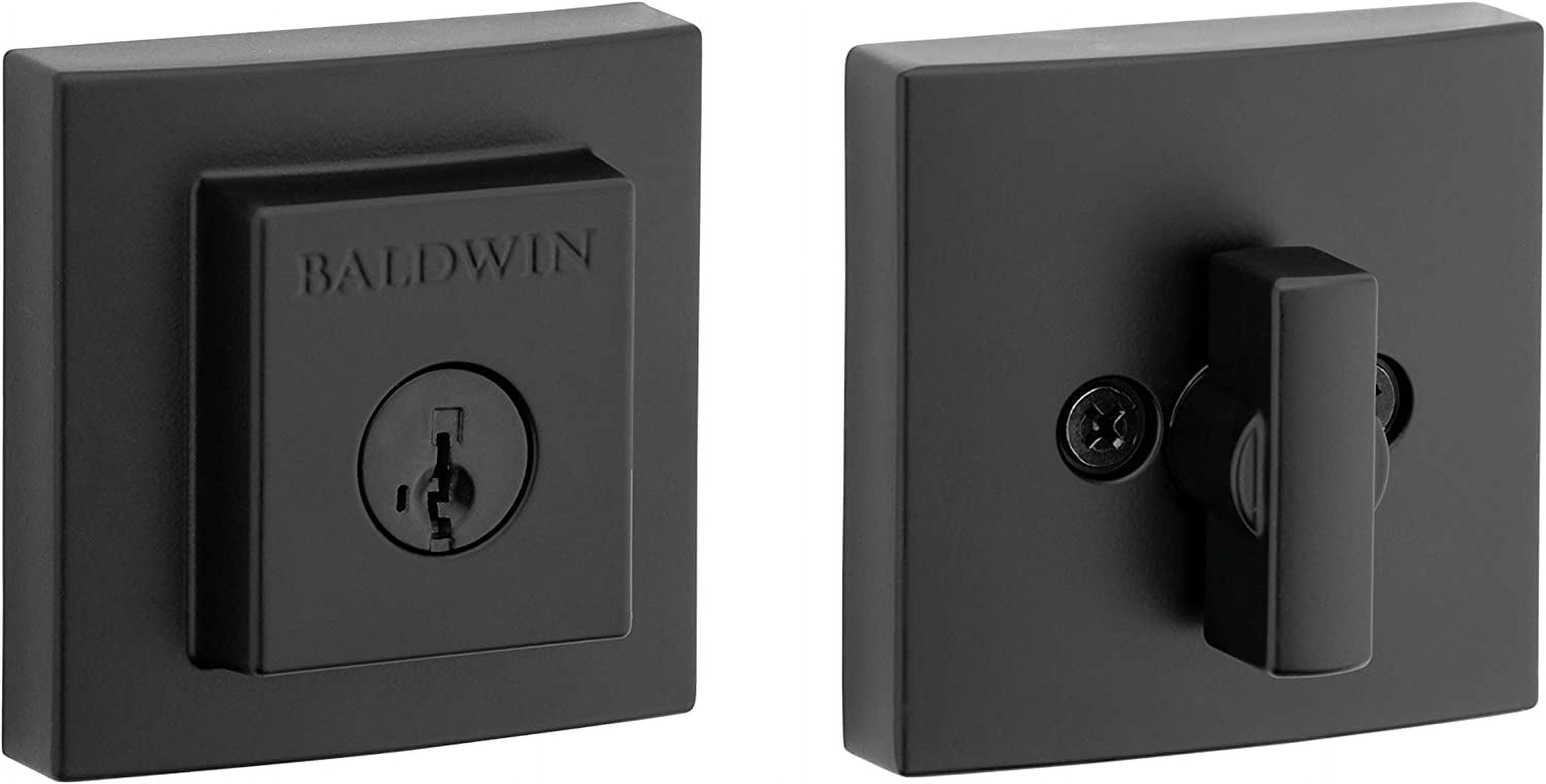 Baldwin Spyglass, Single Cylinder Front Door Deadbolt Featuring ...