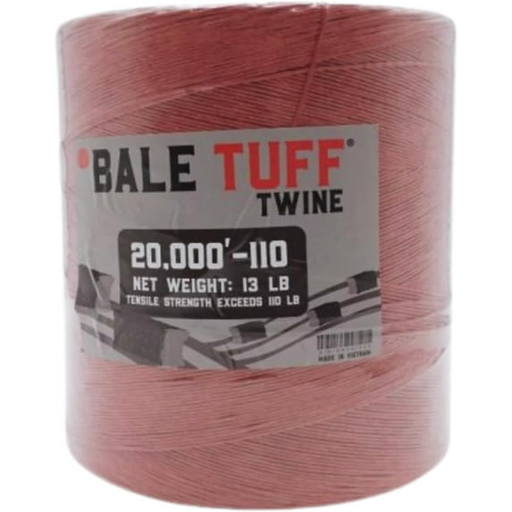 Bale Tuff, Orange Baling Twine 110x20,000 ft, Farm-Grade Quality Twine ...