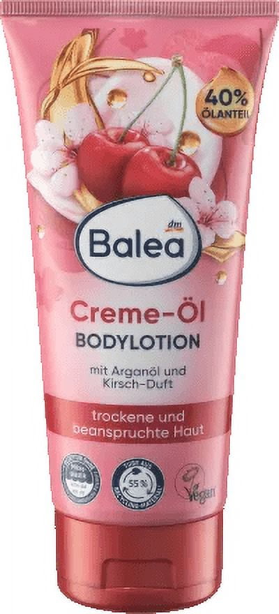 Balea Cream oil Body Lotion CHERRY -Vegan-200ml - Walmart.com