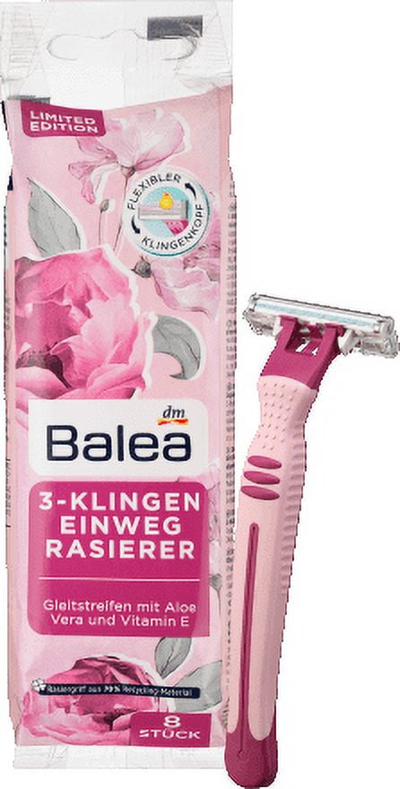 Balea Disposable razor 3 blades, 8 pcs - Walmart.com