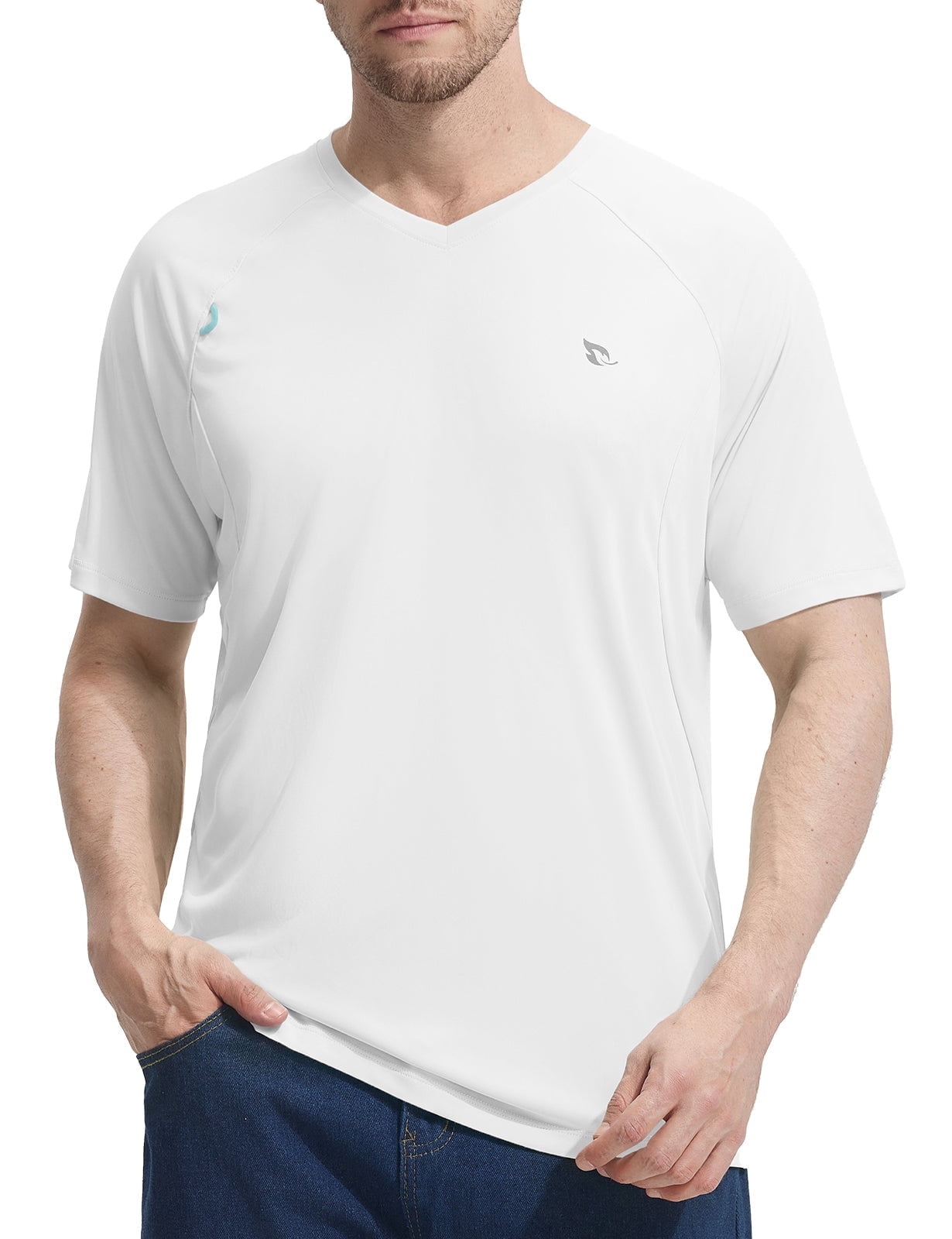 Baleaf Men's Rash Guard Sun Shirt UV Protection Quick Dry Lightweight ...