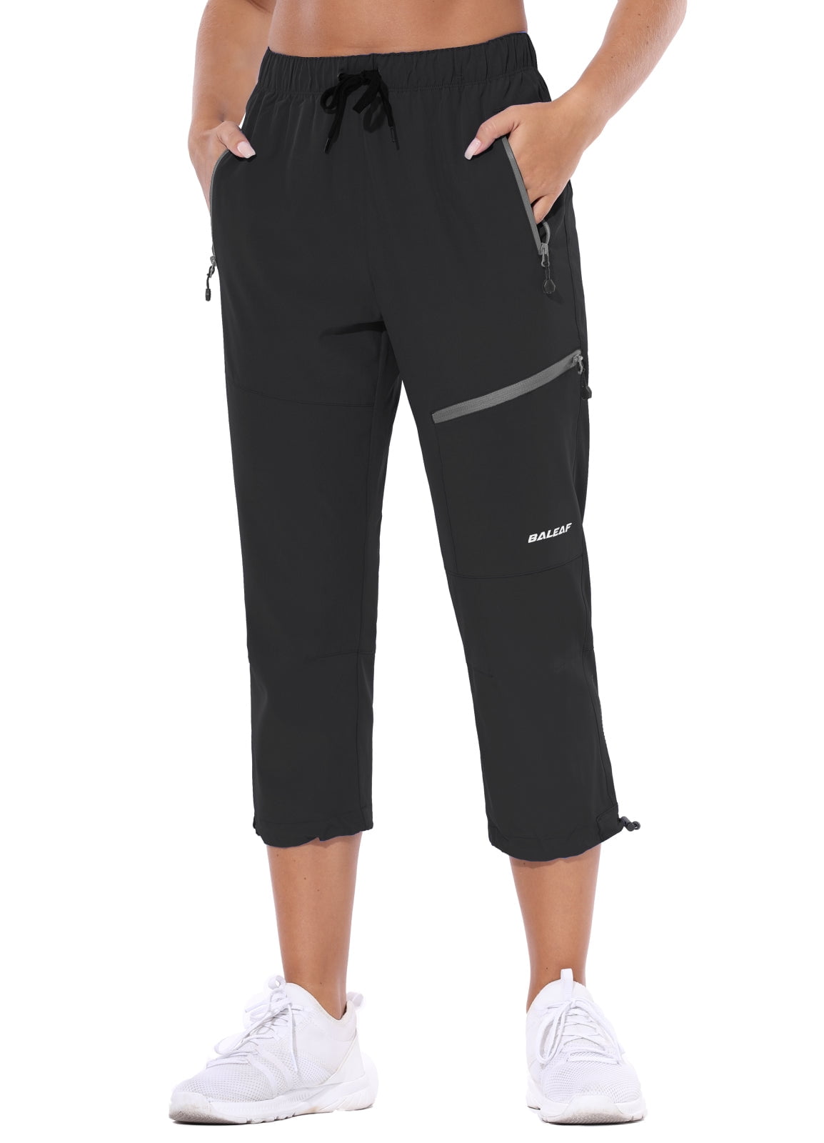 Baleaf Women's Hiking Cargo Capris Outdoor Lightweight Water Resistant ...