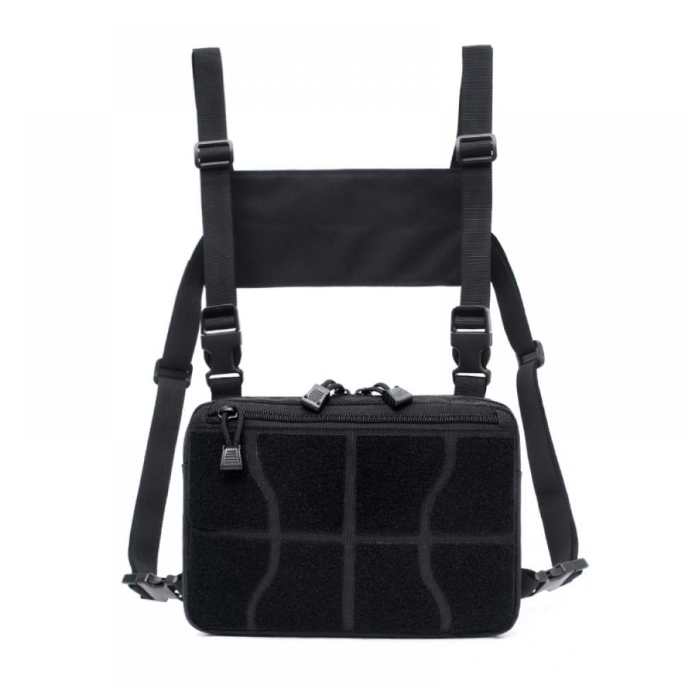 Balems Chest Rig Bag Pocket Vest Hip Hop Streetwear Functional Harness ...
